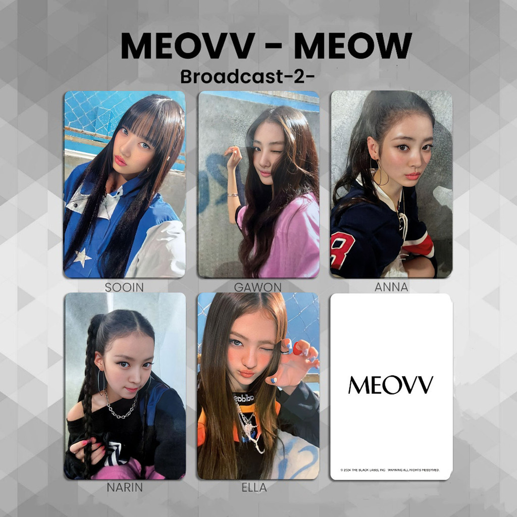 Album Kpop Idol MEOVV BROADCAST MEOW Photocards | Shopee Việt Nam