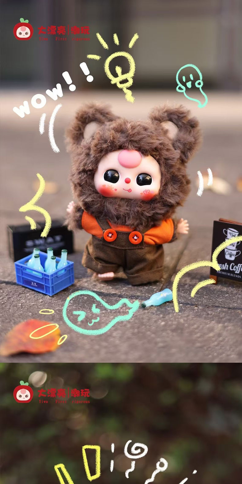 Baby Three V3 Mini Cute Series Hộp mù sang trọng | Shopee Việt Nam