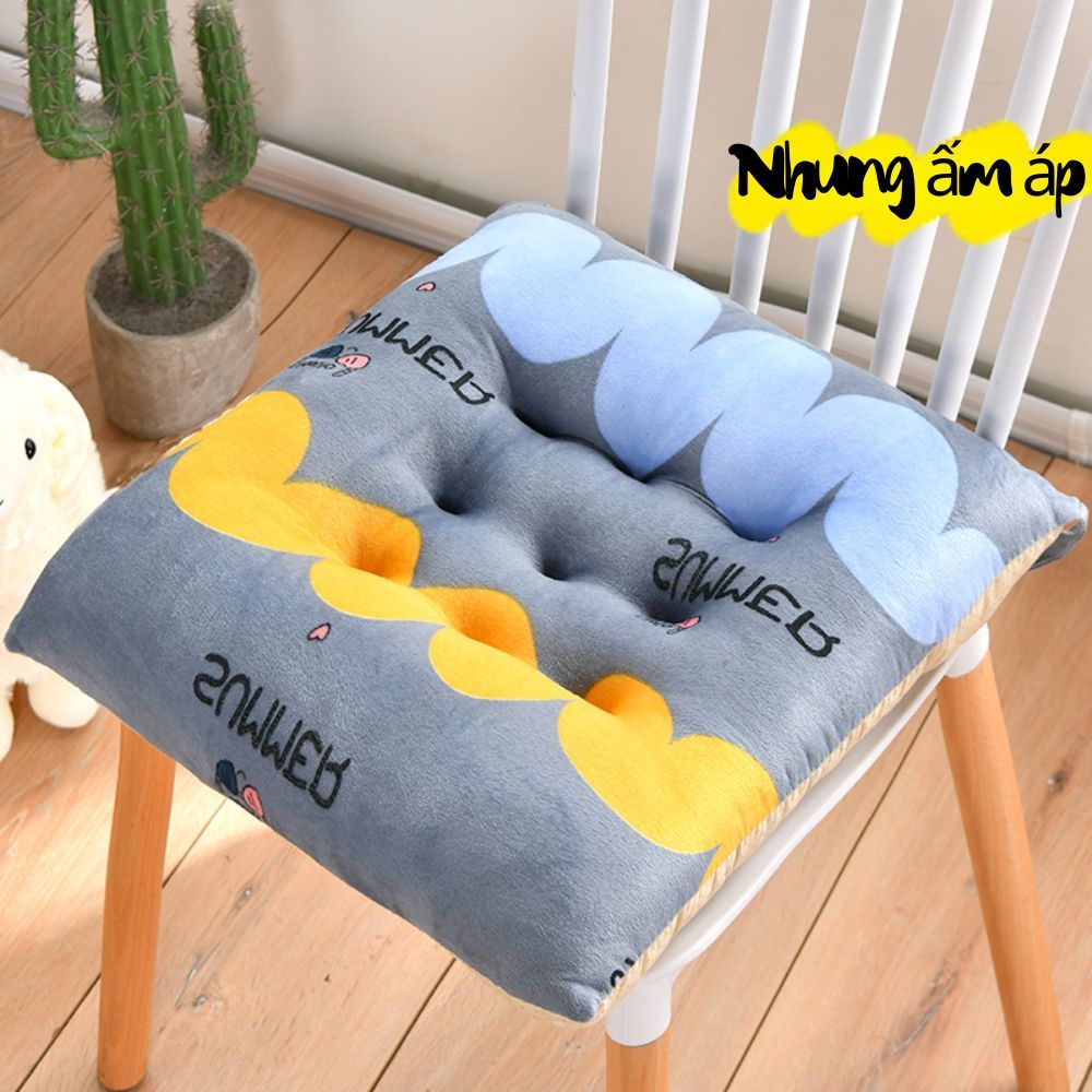 Đệm Ngồi Bệt Trà Sữa Cafe Vải Cotton Linen, Tấm Lót Ghế Gỗ Sofa Thoáng ...
