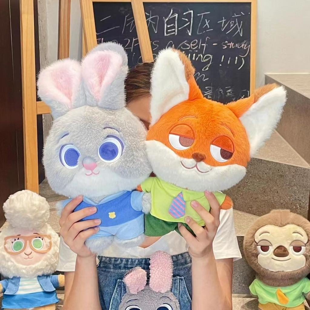 30CM Zootopia Mềm Mại Sang Trọng Judy Búp Bê Cáo Nick Búp Bê Sang Trọng ...