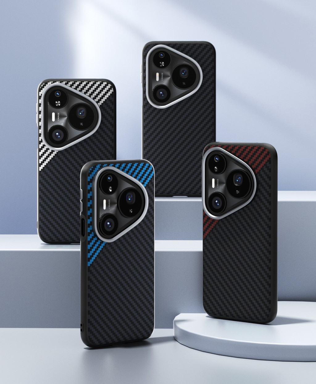 Ốp Điện Thoại Sợi Carbon Từ Tính Cho Huawei Pura 80 Ultra Pura70 Pro ...