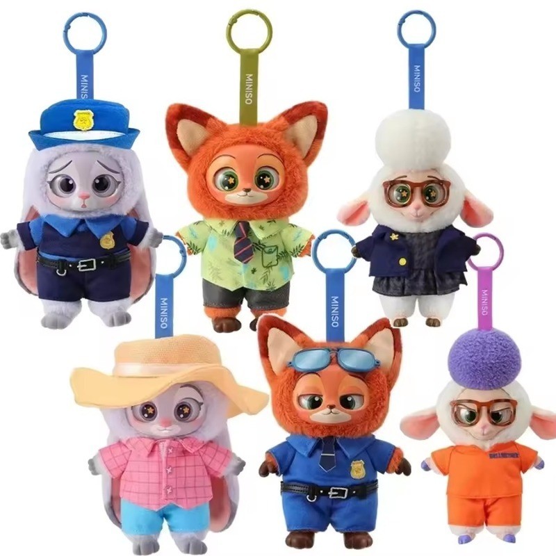 Zootopia Series Vinyl Blind Box Sang Trọng Nick Judy Túi Búp Bê Mặt Dây ...
