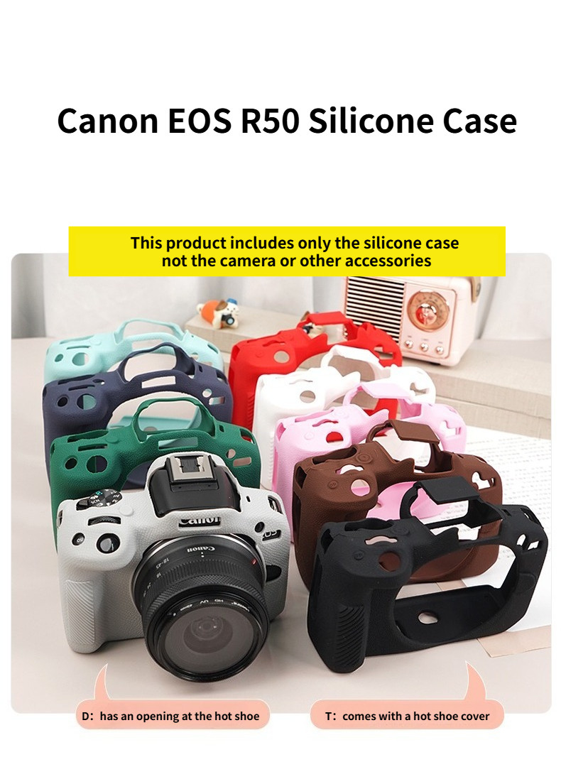 Ốp Lưng TPU Mềm Canon EOS R50 Túi Silicon Bảo Vệ Da Body Cover R50 Vỏ ...