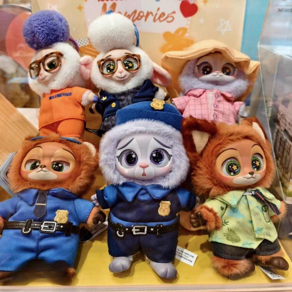 Disney Zootopia Vinyl Sang Trọng Mặt Dây Chuyền Nick Judy Thị Trưởng ...