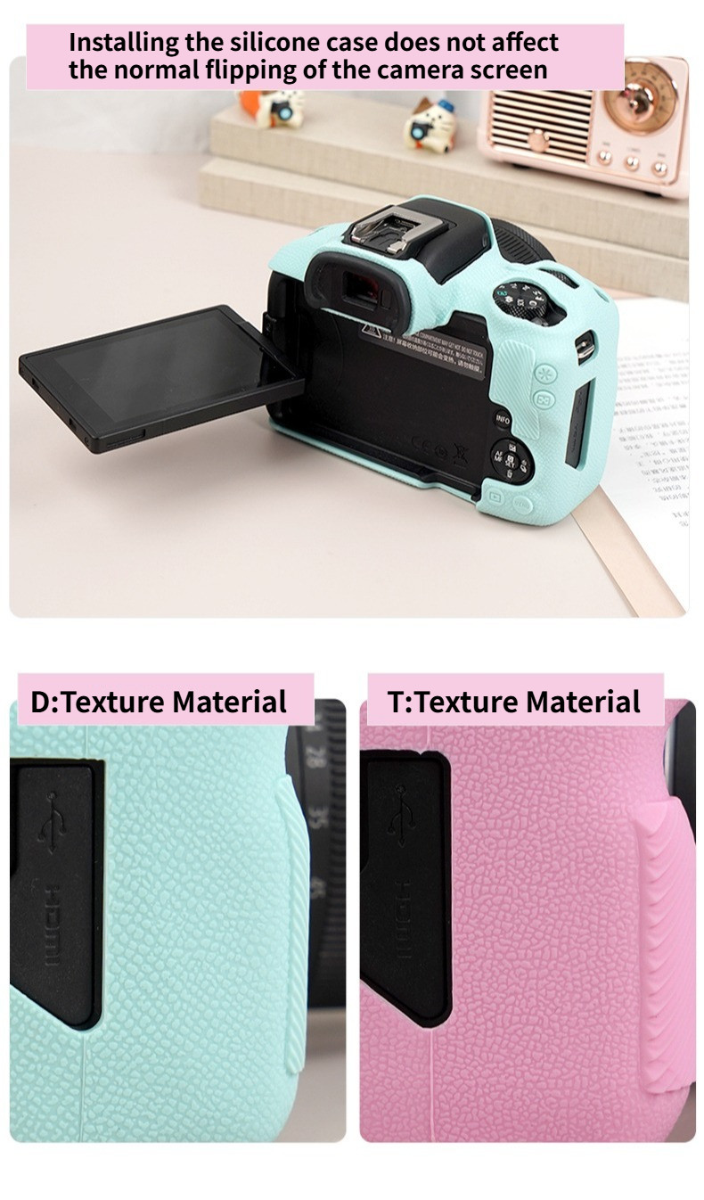 Ốp Lưng TPU Mềm Canon EOS R50 Túi Silicon Bảo Vệ Da Body Cover R50 Vỏ ...