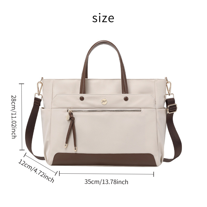 Túi đựng máy tính xách tay nữ 14 inch, dung lượng lớn, tóm tắt doanh ...