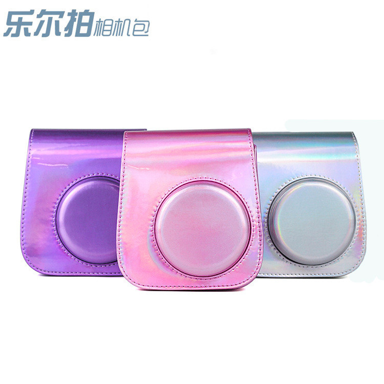 Polaroid mini12PU Da Retro Túi Máy Ảnh Đáy Xanh Hoa Hồng Bảo Vệ Camera ...