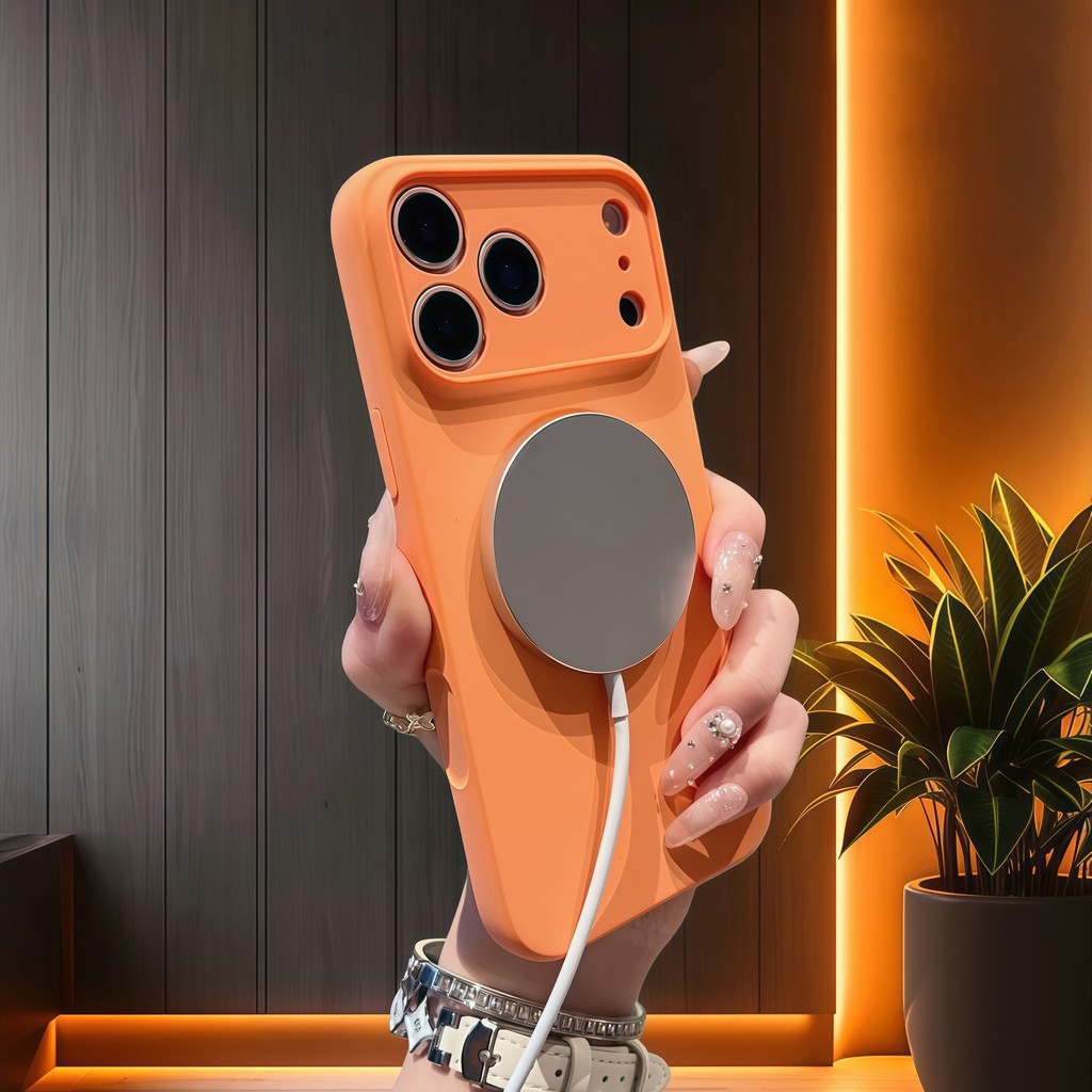 Vỏ Mới Silicon Siêu Mỏng Làm Mát Mềm Ốp lưng Từ Tính Cho iPhone 13 14 ...