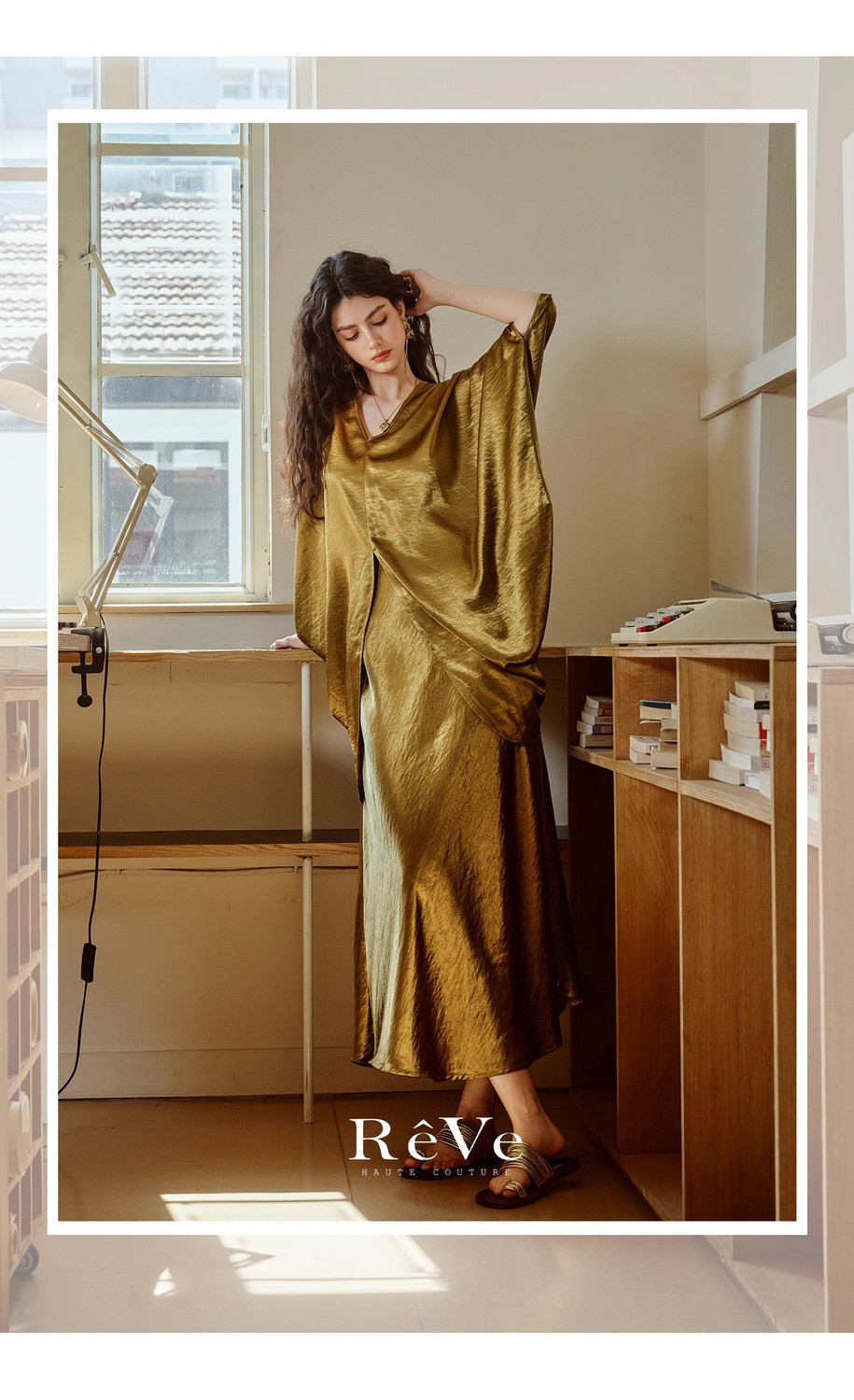 Mùa Hè 2025 Váy Acetate Satin Bát Tay với Khăn Choàng Top | Shopee Việt Nam