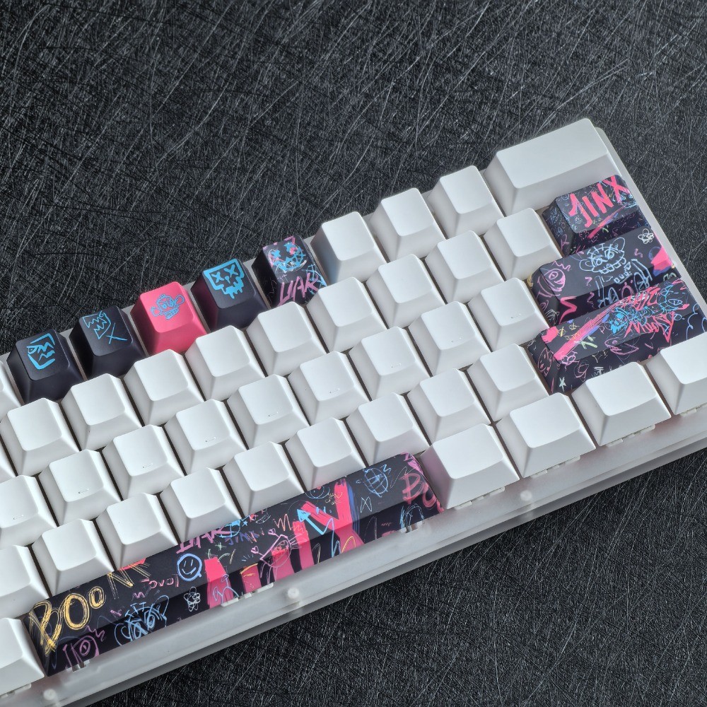 Jinx Keycap 12 Chiếc Anh Đào Hồ Sơ PBT Liên Minh Huyền Thoại Thuốc ...