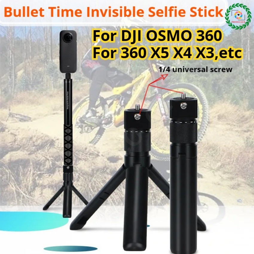 Gậy selfie vô hình Bullet Time cho Insta360 X5 DJI OSMO 360 Hợp kim nhôm Gậy selfie | Shopee ...
