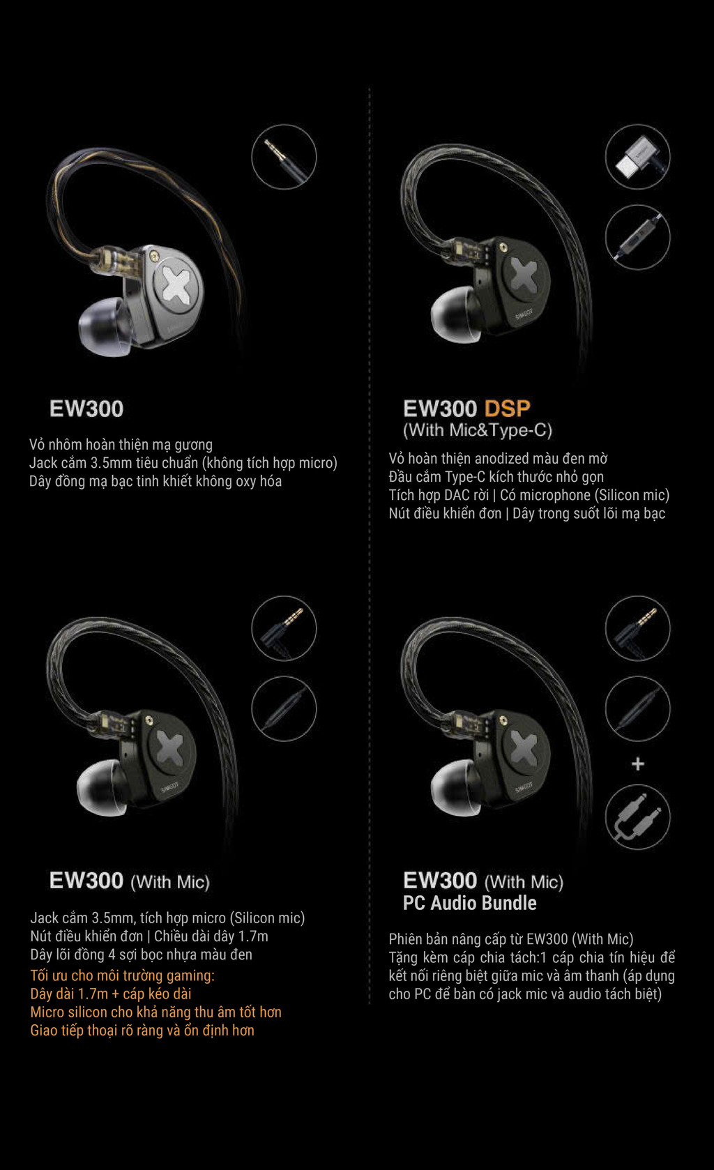 Tai Nghe In Ear SIMGOT EW300 - Chuyên Game FPS và nghe nhạc | Shopee ...