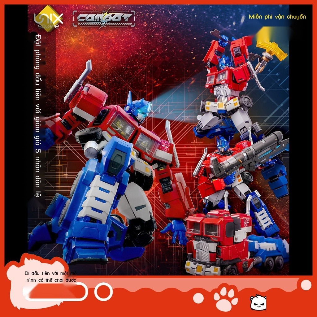 [Mẫu mới] Mewtwo Unix Square Combot Transformers Optimus Prime Megatron ...