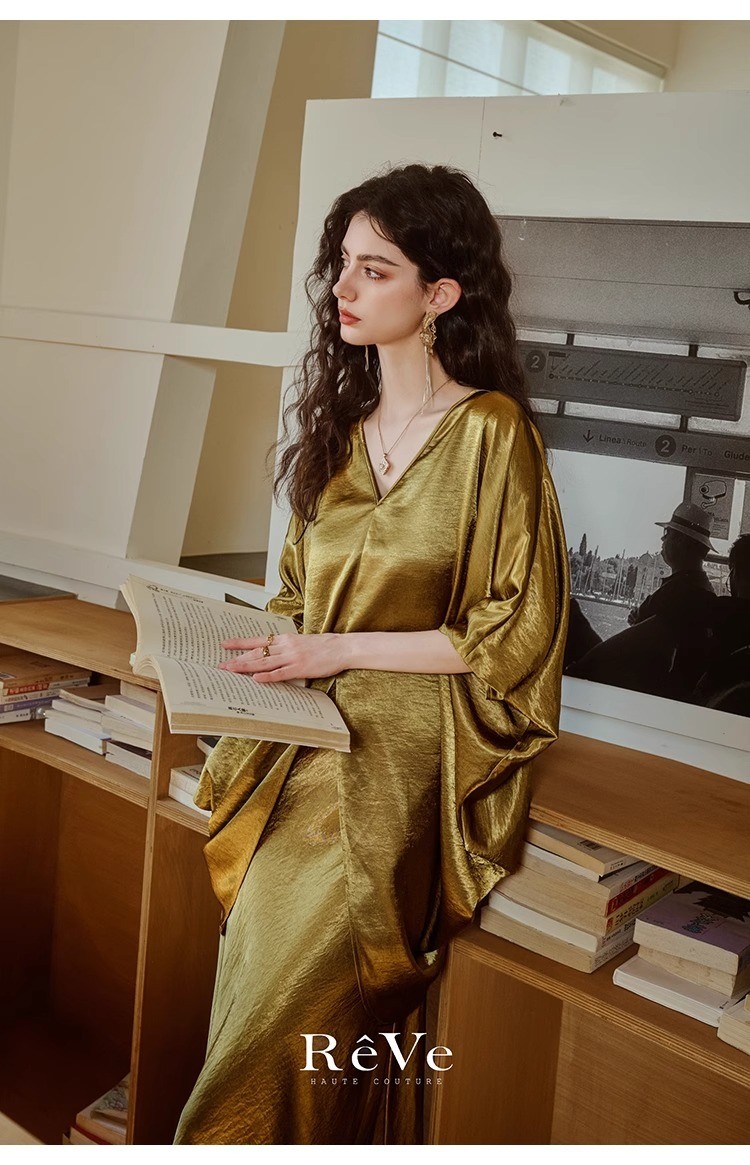 Mùa Hè 2025 Váy Acetate Satin Bát Tay với Khăn Choàng Top | Shopee Việt Nam