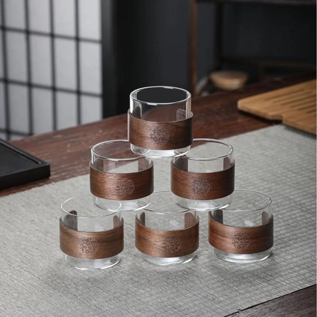 Cốc Trà Kungfu Thủy Tinh Trong Suốt 150ml, Chống Bỏng, Chịu Nhiệt Cao ...