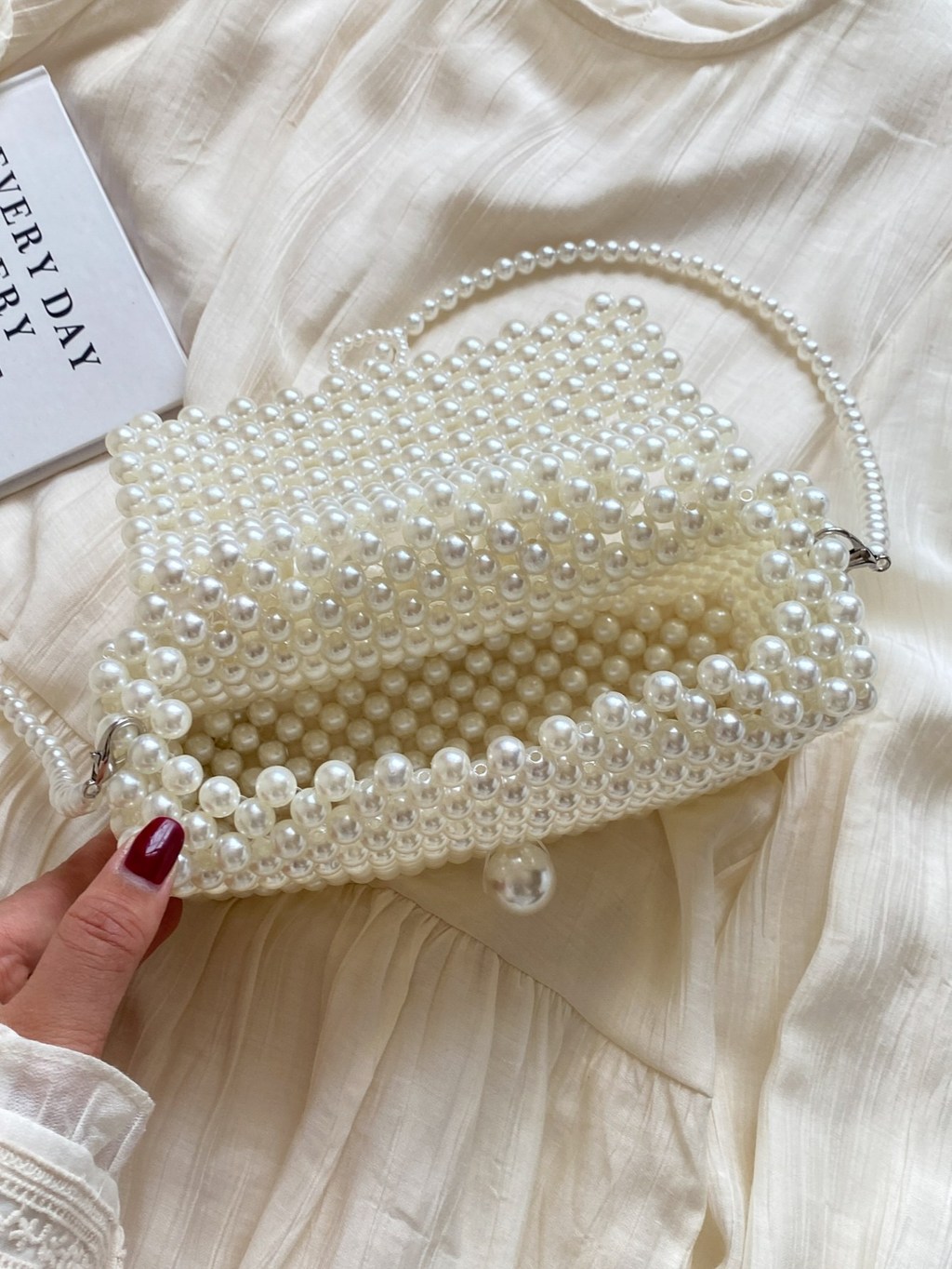 Túi dệt rỗng thời trang màu trơn | Shopee Việt Nam