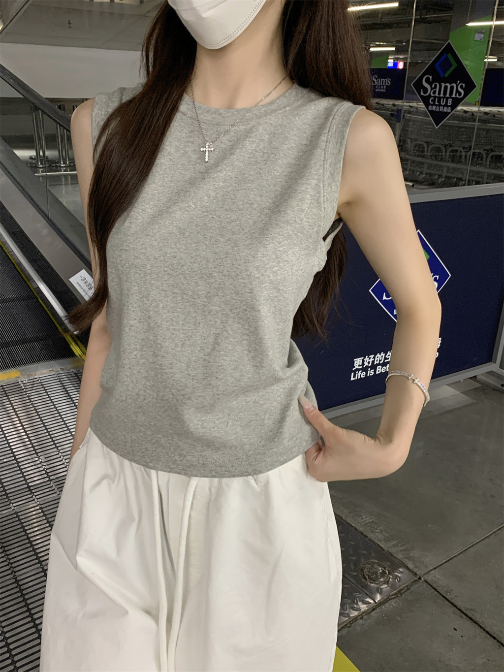 Áo Thun Top Không Tay Zhijian Uniqlo Mùa Hè - Cotton Nguyên Chất, Thiết ...
