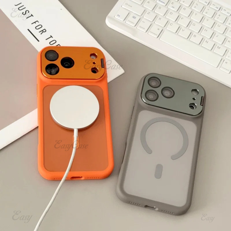 Full Lens Flip Stand Cho Ốp Điện Thoại Từ Tính Cho iPhone 17 16 15 14 ...