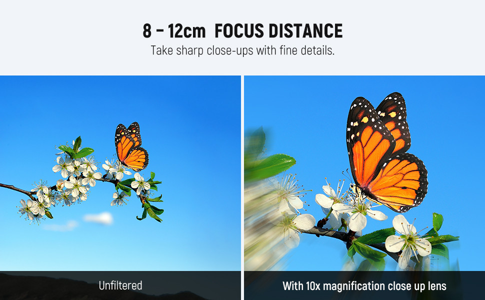 Ống kính Macro NEEWER LS-C40 10X Tương thích với Insta360 Ace Pro / Ace ...