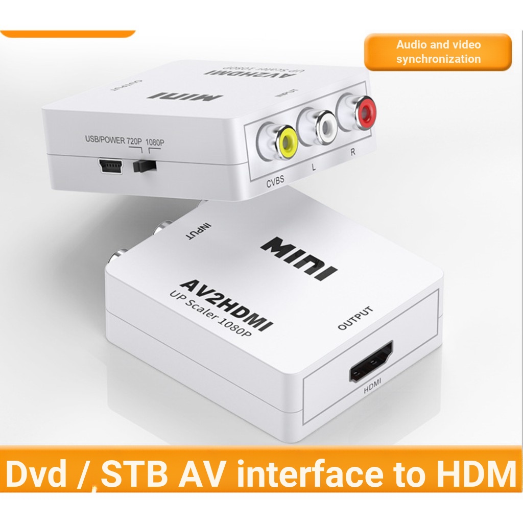 Bộ chuyển đổi av sang hdmi mini av sang hdmi hd chuyển đổi video ...