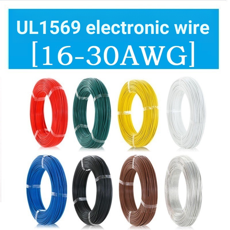 UL1569 16 18 20 22 24 26 28 30AWG Dây Điện Tử Đóng Hộp Dây Đồng Lõi Đơn Đa Dây 300V 105°C ...