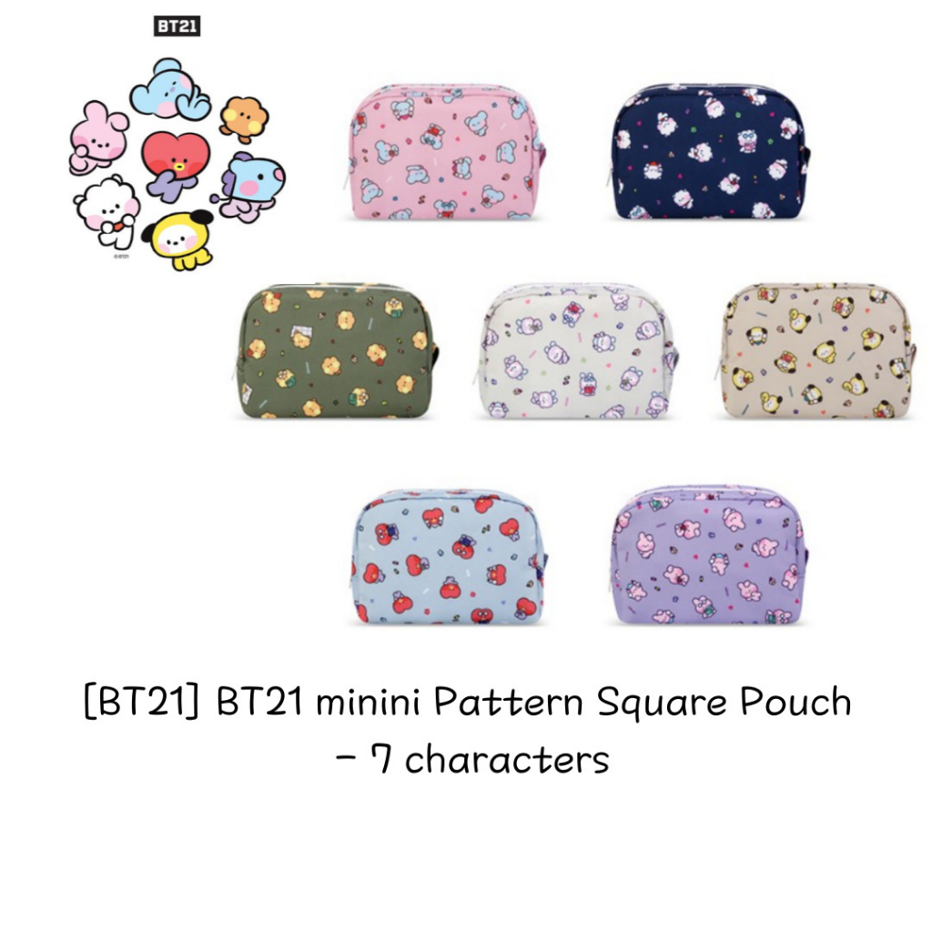 * Hàng cuối cùng * [BT21] Túi vuông họa tiết minini BT21 - 7 ký tự | Shopee Việt Nam