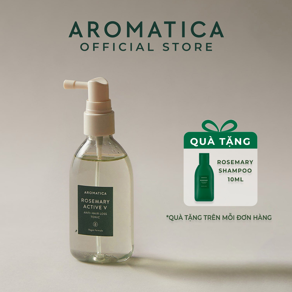 AROMATICA Xịt Dưỡng Ngăn Rụng Tóc Chiết Xuất Hương Thảo ActiveV Anti ...