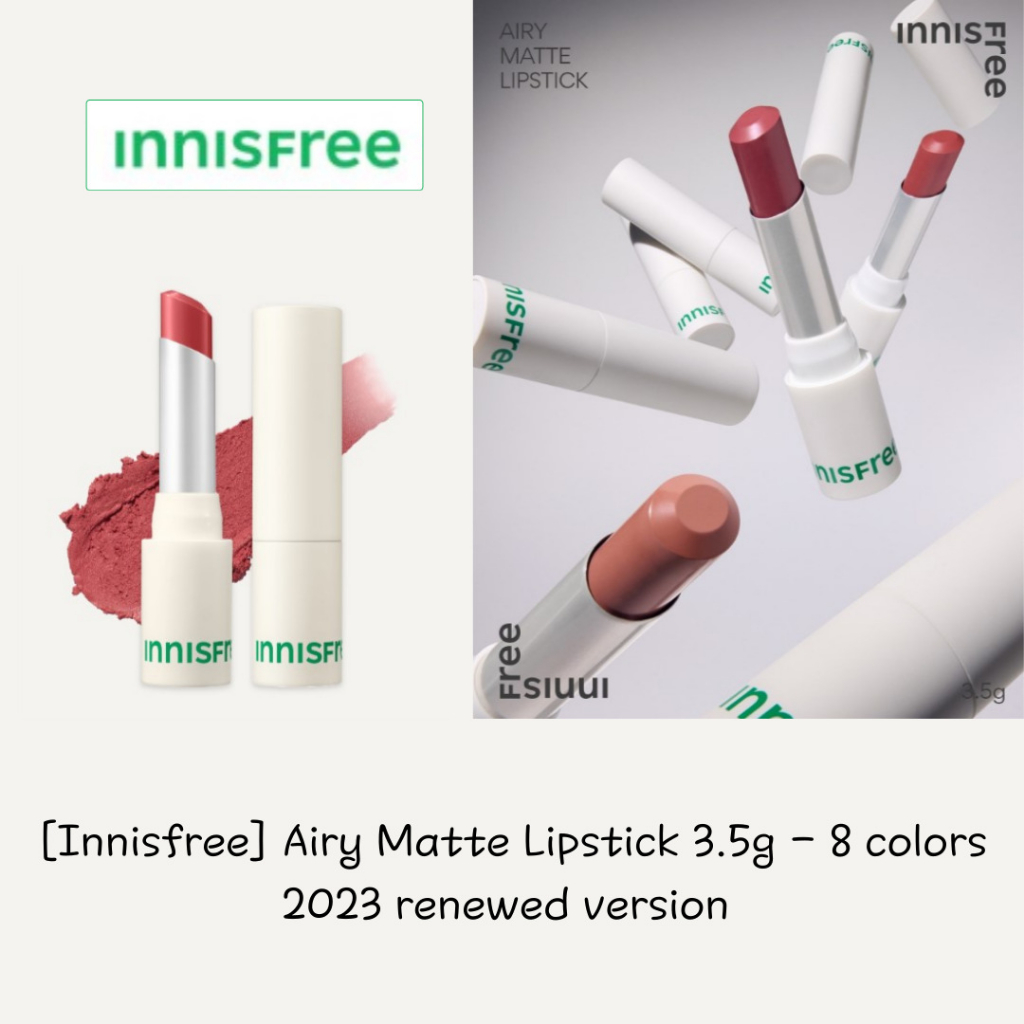 Son môi Innisfree Airy Matte 3,5g - 8 màu | Shopee Việt Nam
