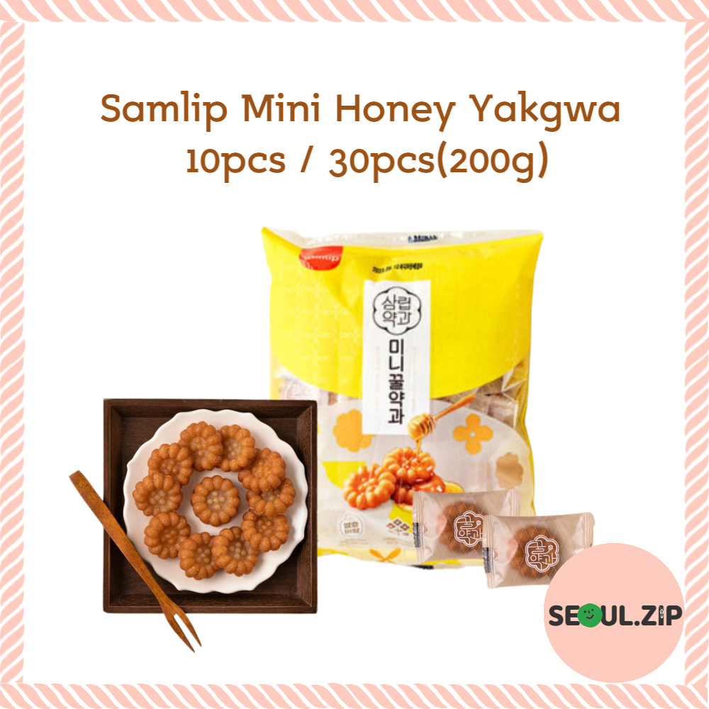 [Samlip] Honey Mini Yakgwa Bánh Snack Kẹo Truyền Thống Hàn Quốc 10 Cái ...
