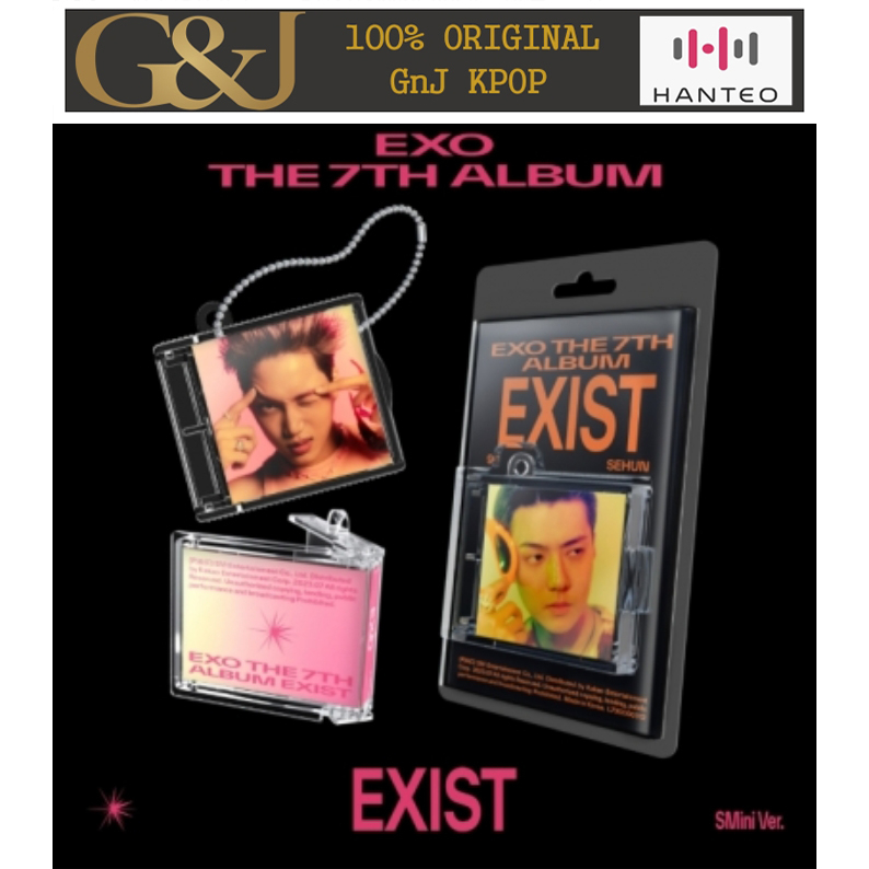 EXO - EXIST (SMini ver) 7TH Album (Select Version) SMART ALBUM | Shopee ...
