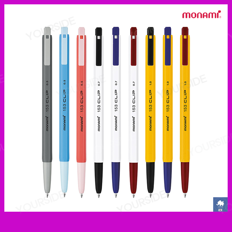Bút dầu bút bi korea monami bp153 clip style business signature pen ...