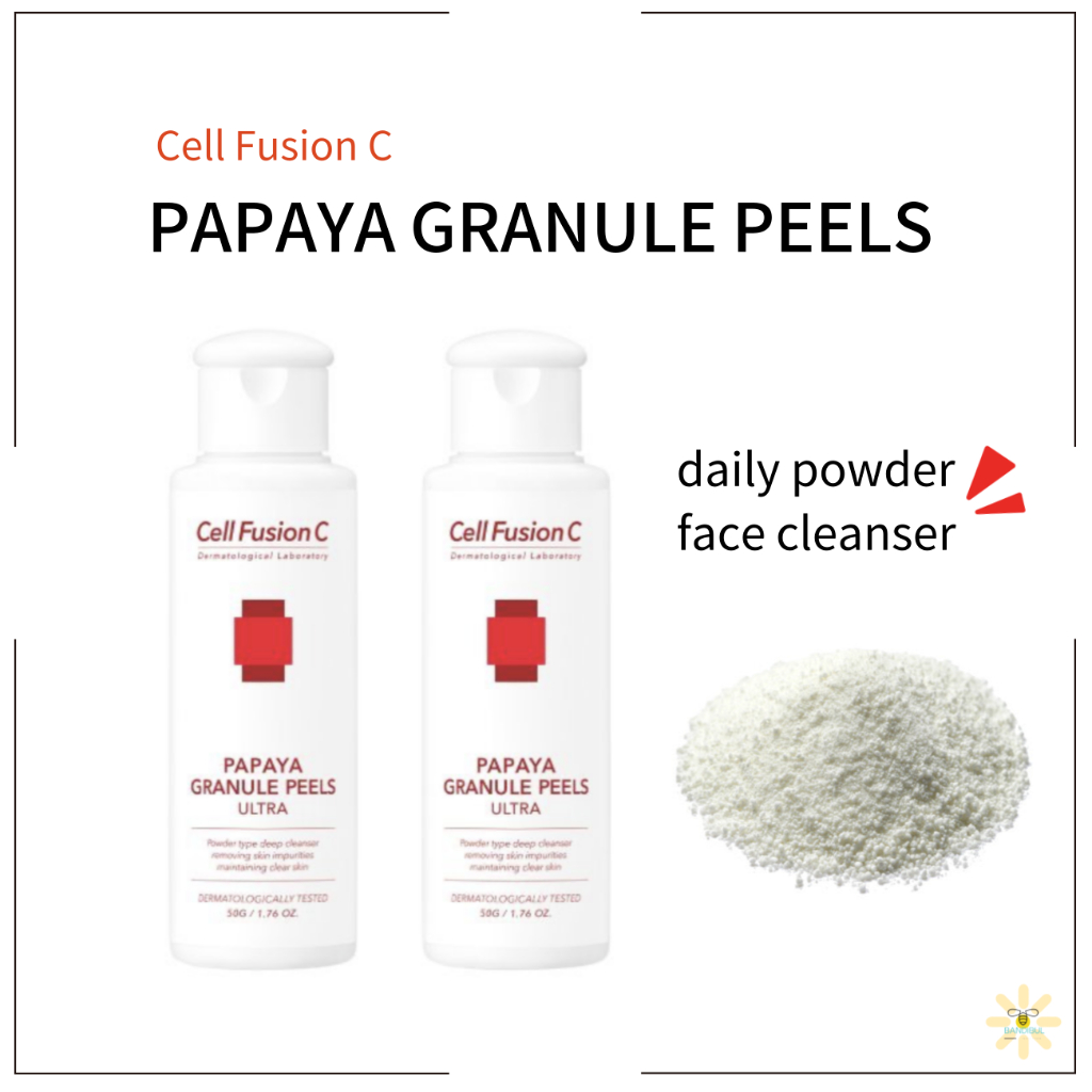 Cell fusion c papaya granule peels ultra cleansing powder 50g | Shopee ...