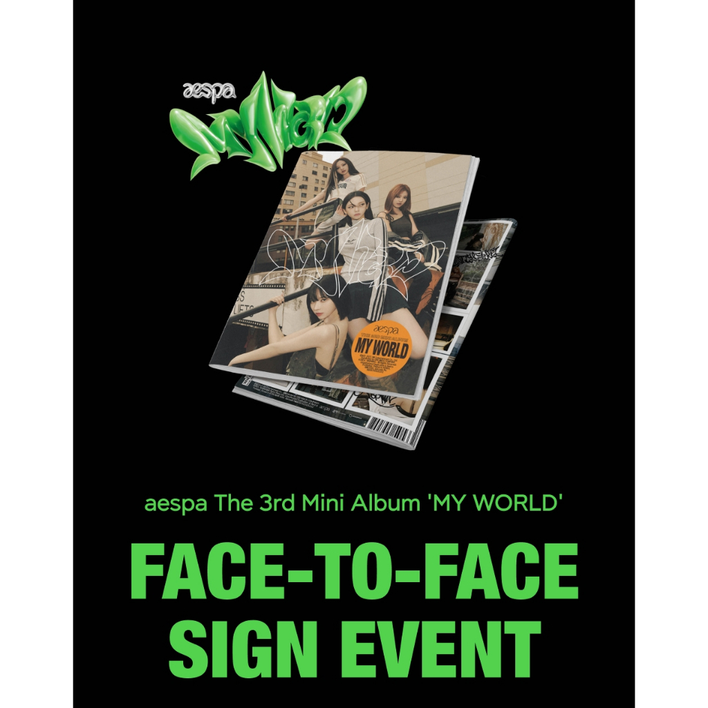 [PREORDER][FTF SIGN EVENT] aespa The 3rd mini Album - 'MY WORLD' (Tabloid Ver.) | Shopee Việt Nam