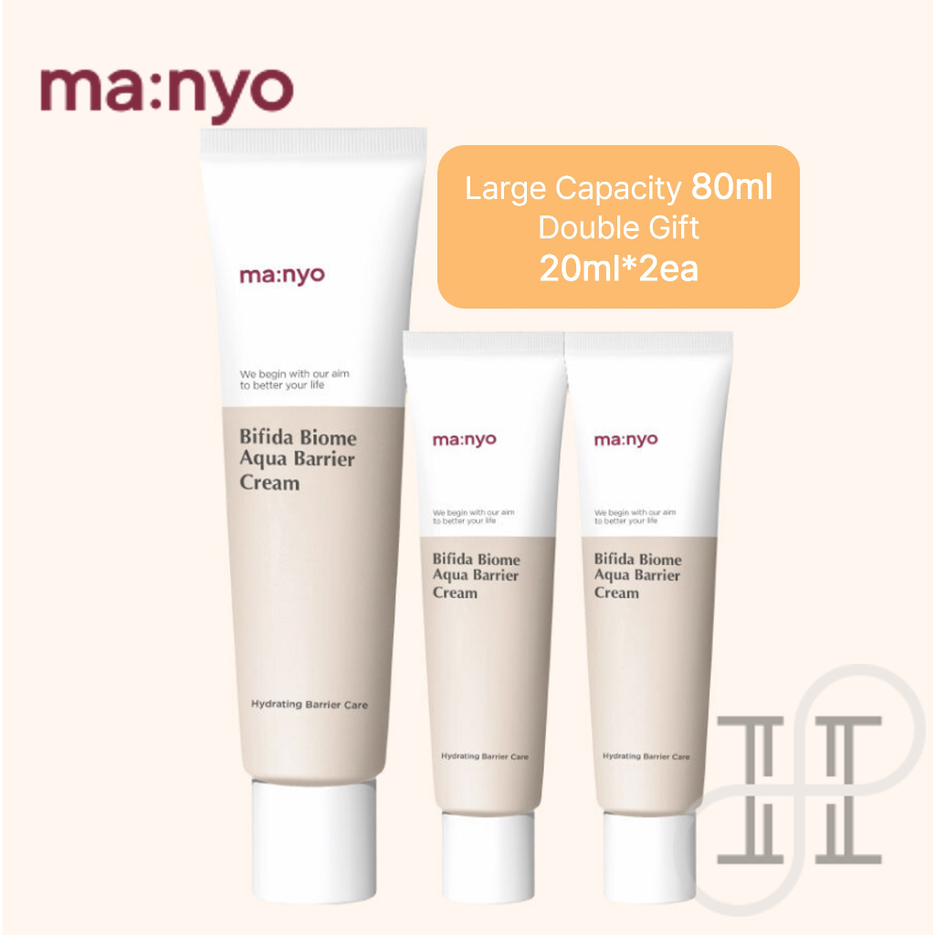 🇰🇷 [MANYO FACTORY] ma:nyo Bifida Biome Aqua Barrier Cream 80ml+20ml*2ea ...