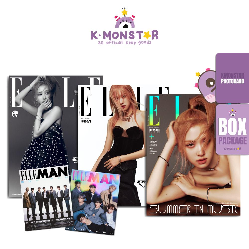 Tập ảnh KMONSTAR ELLE 6.2023 bìa ROSE BLACKPINK Hàn Quốc | Shopee Việt Nam