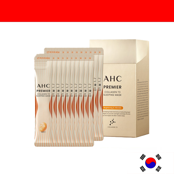 [AHC] Mặt Nạ Ngủ Collagen AHC Premier Collagen T3 Sleeping Mask 3.5ml 20chiếc korean house ...