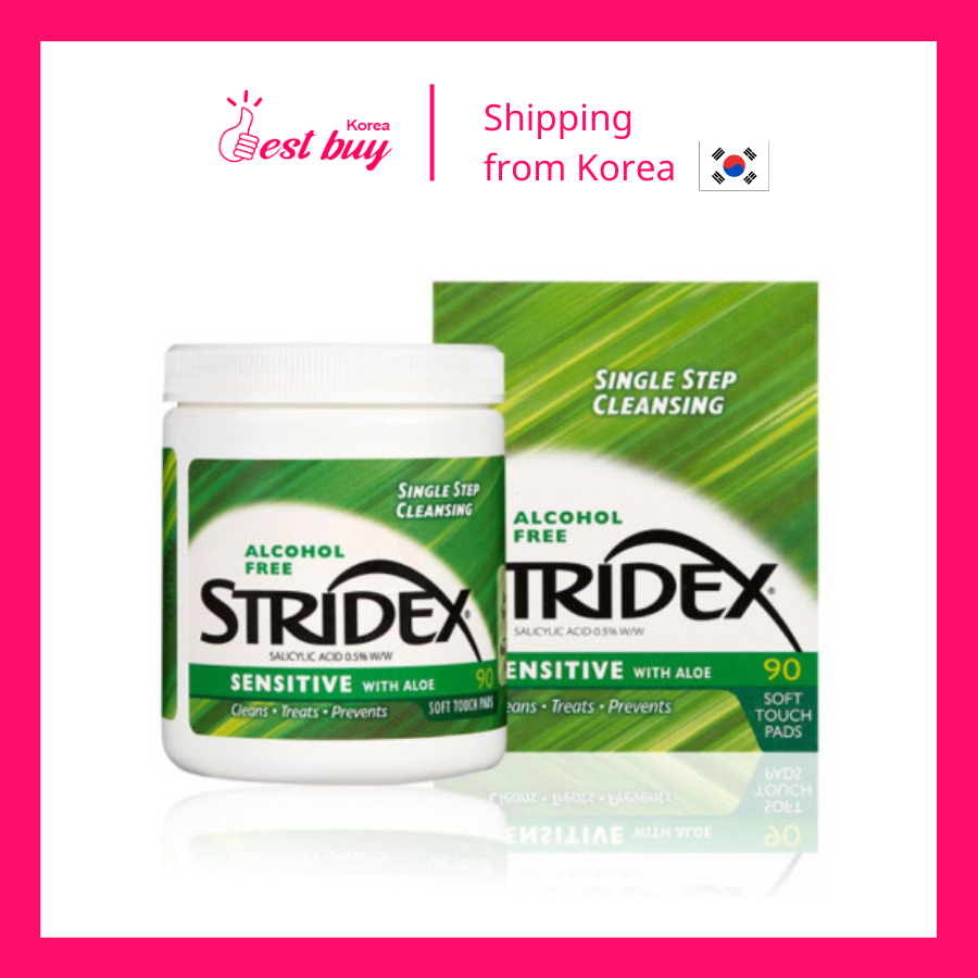 Miếng pad tẩy da chết, hỗ trợ giảm mụn cho da nhạy cảm Stridex Sensitive Care Peeling Pad 90 ...