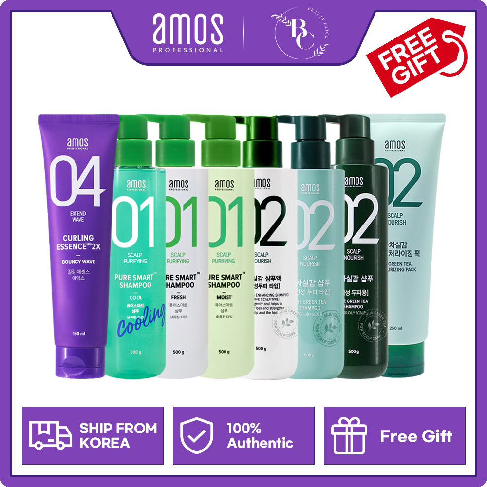 ⚠️SALE⚠️Dầu Gội/Tinh Chất/Kem Ủ Tóc Dưỡng Ẩm Amos Green Tea Shampoo ...