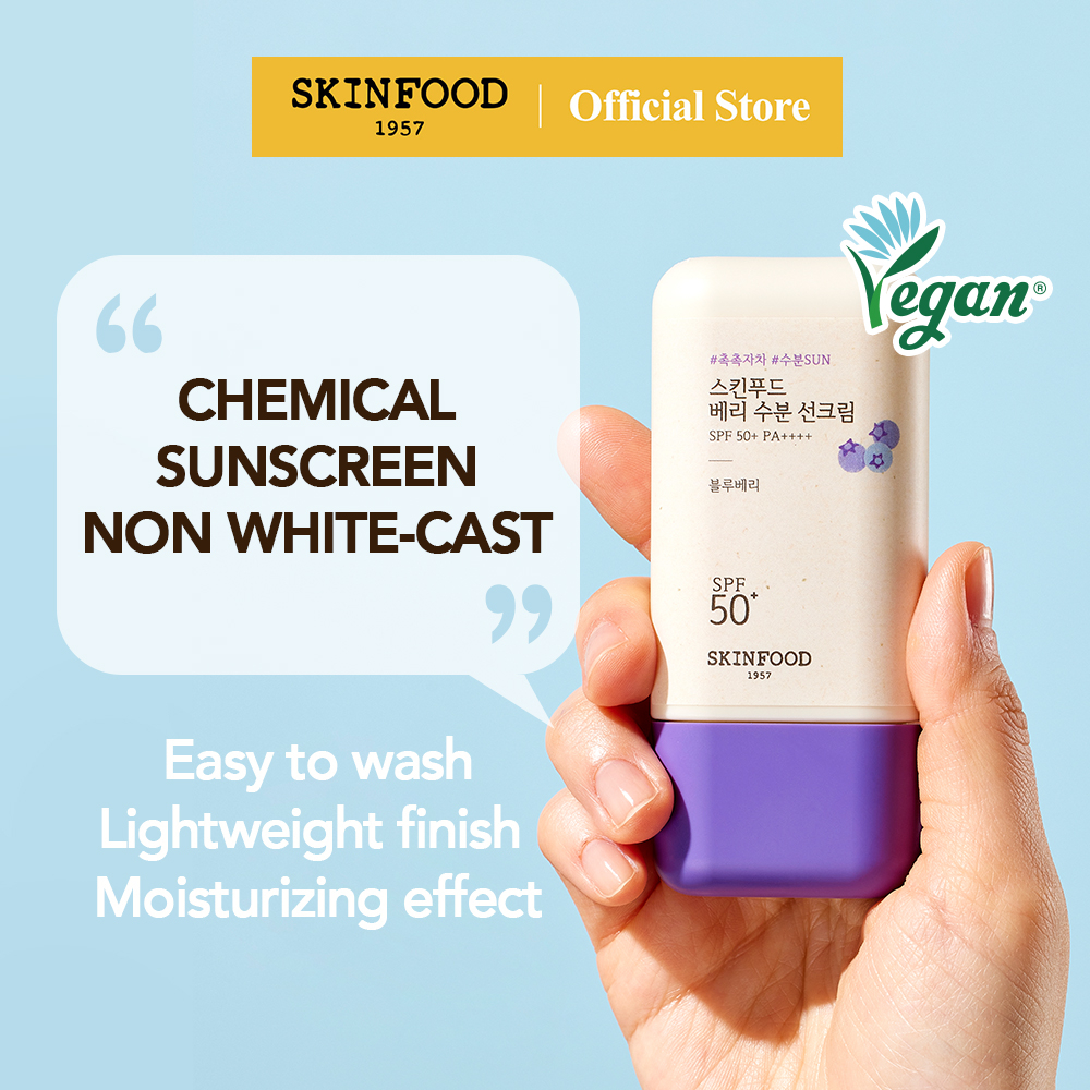[SKINFOOD Official] Kem chống nắng hóa học quả berry dưỡng ẩm & chống ...