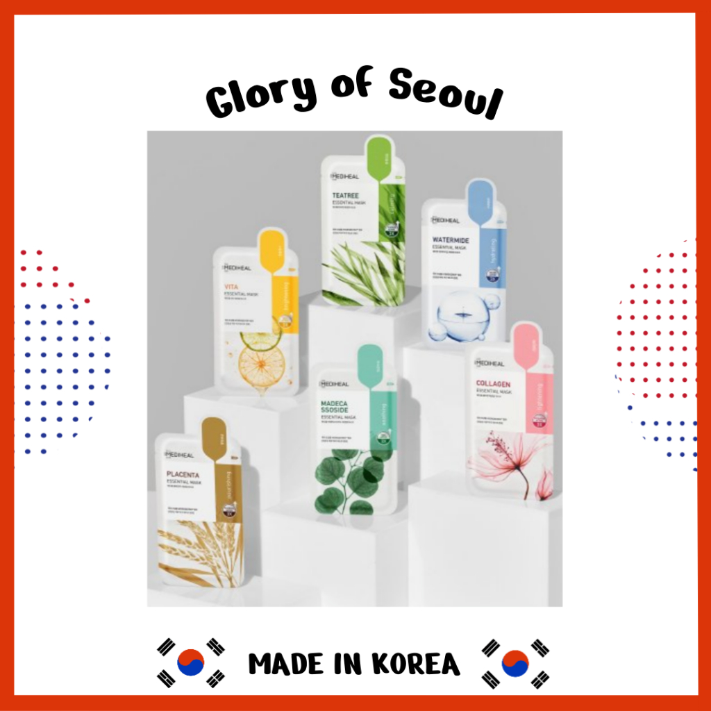 MEDIHEAL Set 10 Mặt Nạ Dưỡng Da Teatree, Madecassoside, Collagen ...