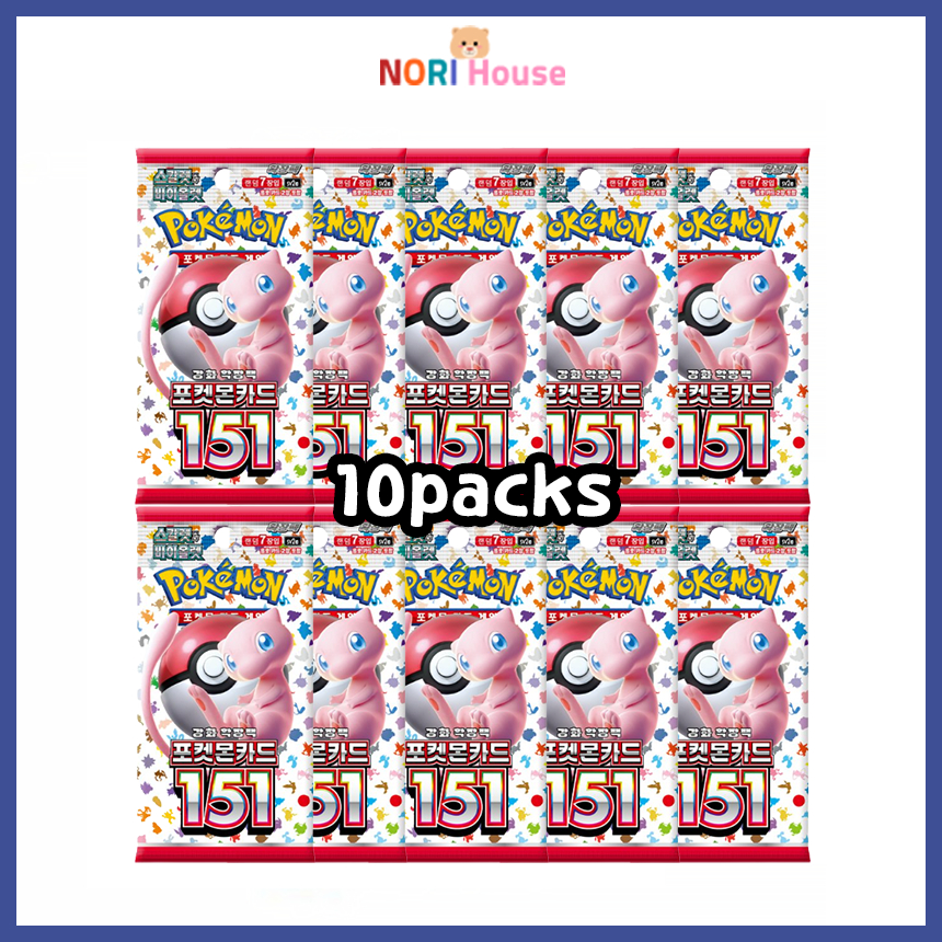 Pack Bài Pokemon Card Scarlet & Violet 151 Card half pack 10 gói ...