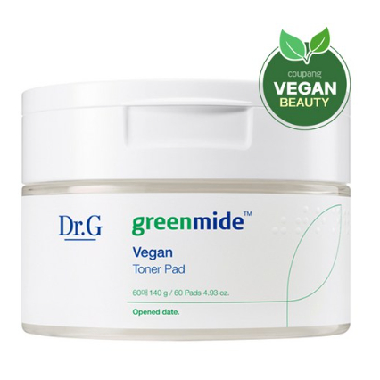 Bông tẩy tế bào chết Dr.G | DrG Greenmide Vegan Toner Pad 60pcs ...