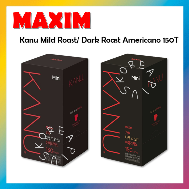 [Maxim] Kanu Mini Mild Roast Americano / Dark Roast Americano 100tT150T ...