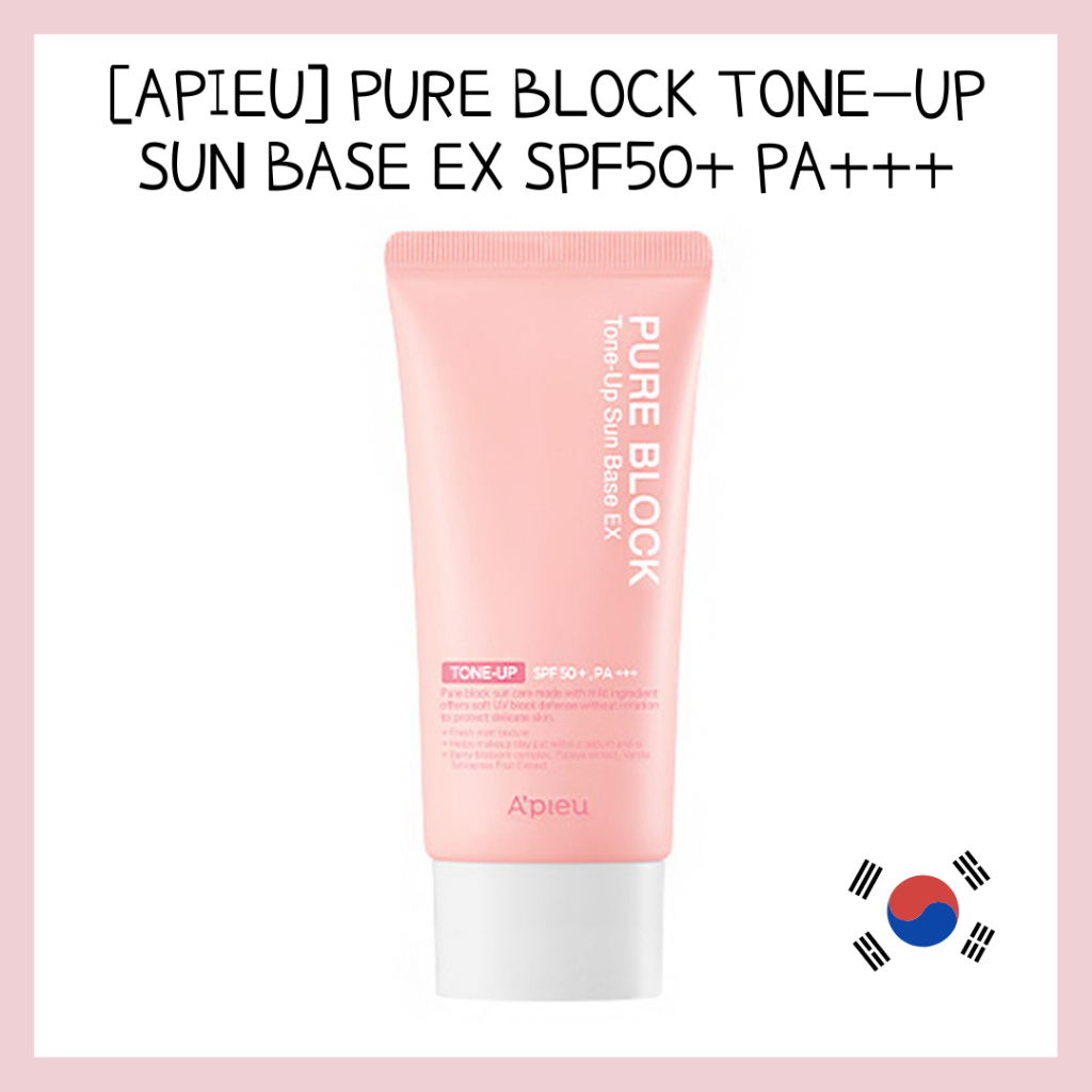 [Apieu] PURE BLOCK TONE-UP SUN BASE EX SPF50 + PA + + + | Shopee Việt Nam