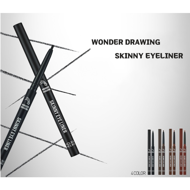 HOLIKA HOLIKA WONDER DRAWING SKINNY EYE LINER | Shopee Việt Nam