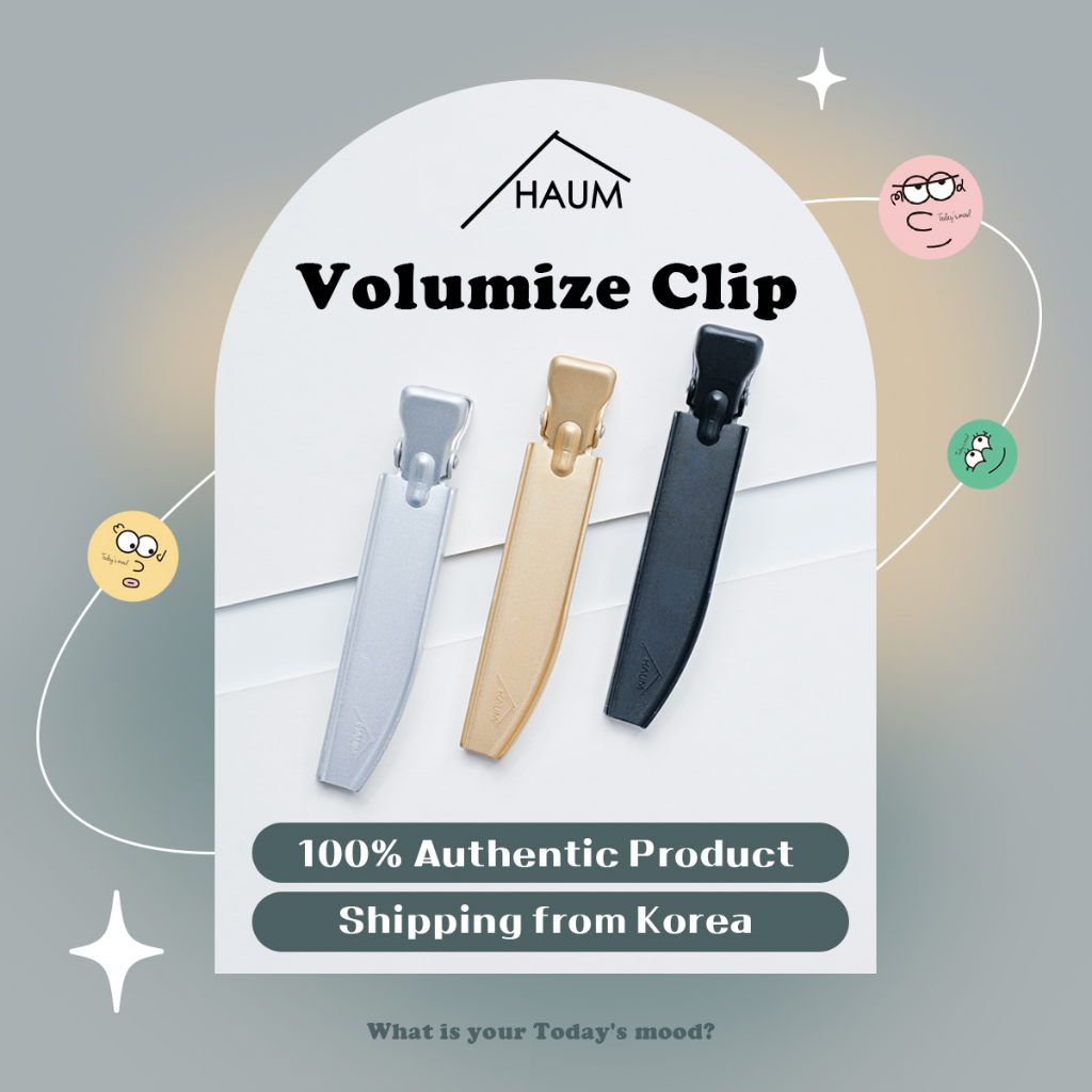 [HAUM] Volumize Hair Clip | Kẹp Tóc (3 Màu) | Shopee Việt Nam