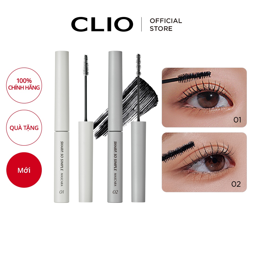 Mascara CLIO Sharp So Simple chuốt mi cong tự nhiên | Shopee Việt Nam