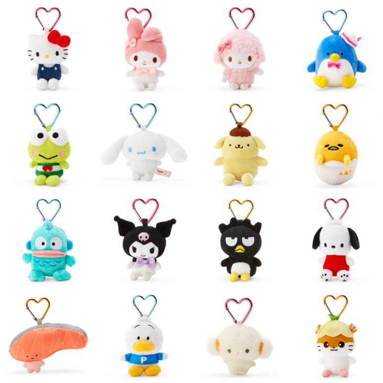 Ready stock / nhân vật sanrio mini mascot holder mini plush 2023 (hello ...