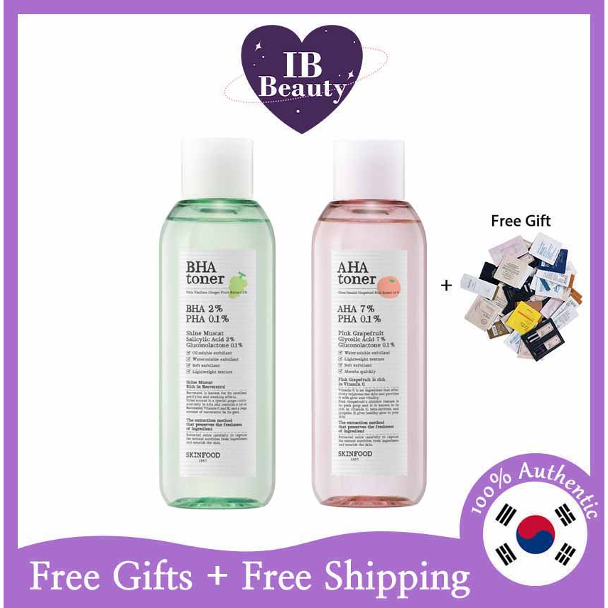 Kem Dưỡng Da Chiết Xuất Buscat bha toner 200ml / Bưởi Hồng skinfood ...