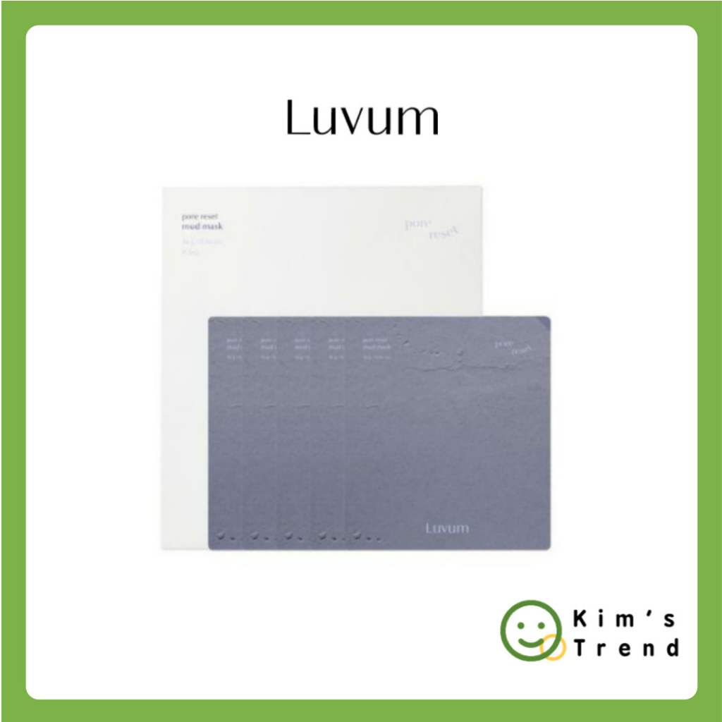 [luvum] Mặt Nạ Bùn Phục Hồi Lỗ Chân Lông (5ea) | Shopee Việt Nam